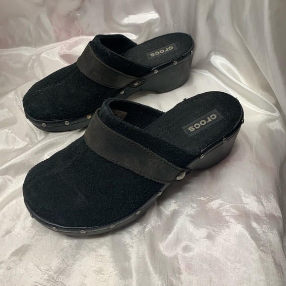 CROCS | Shoes | Crocs Suede Clogs | Poshmark